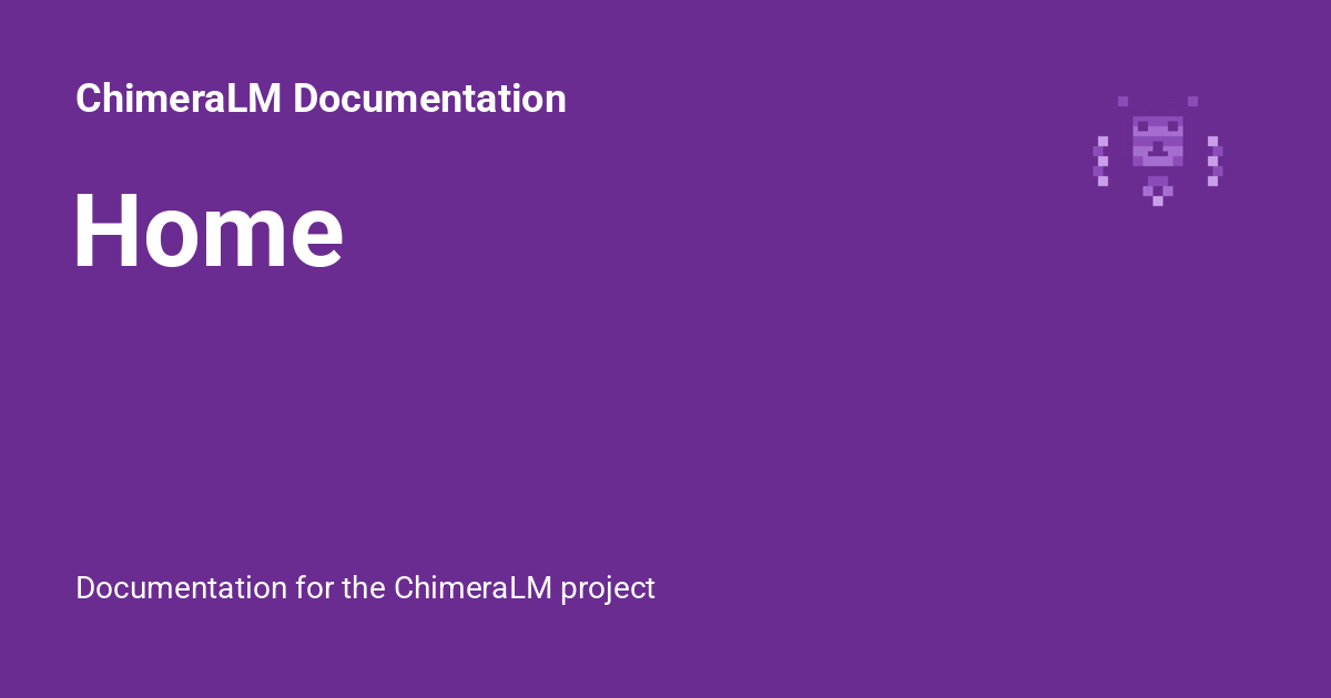 ChimeraLM Documentation